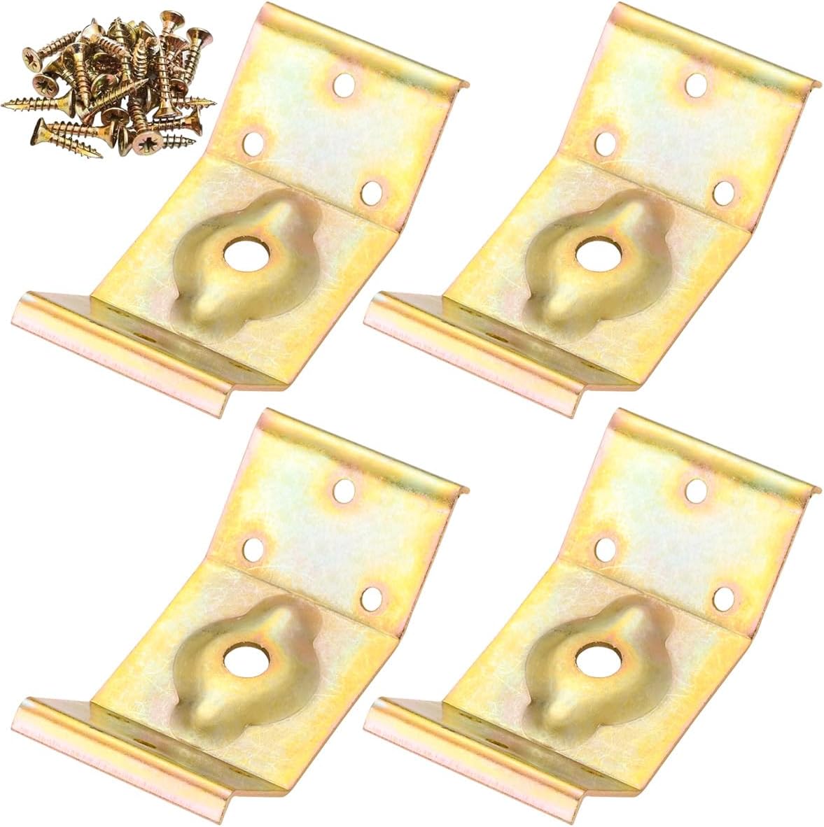 4 PCS Table Leg Corner Bracket Stainless Steel Boat Shape Table Leg ...