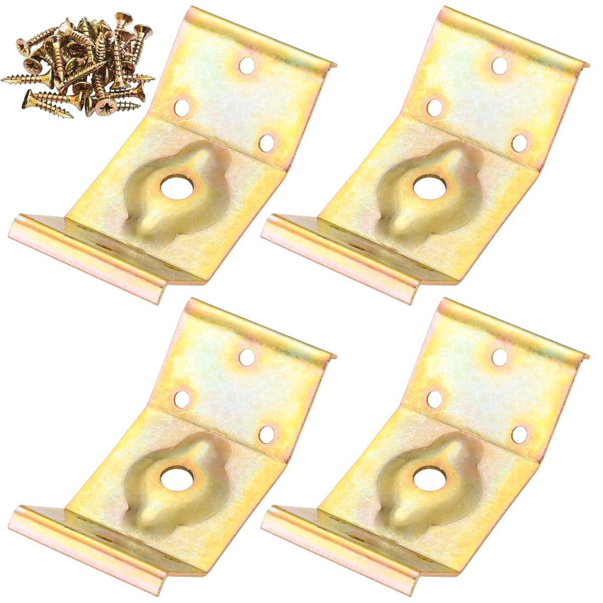 4 PCS Table Leg Corner Bracket Stainless Steel Boat Shape Table Leg ...