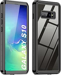 Amazon.com: ibelief for Samsung Galaxy S10 Case, Waterproof Case with Built-in Screen Protector ...