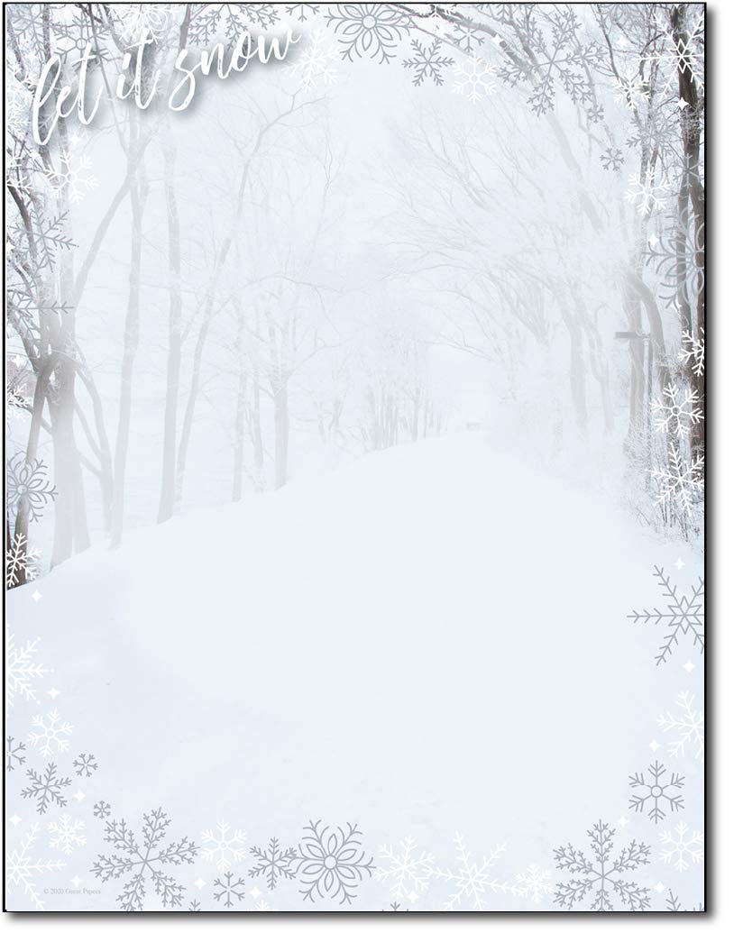 Winter Scene Stationery 36 Wonderful Winter Wedding Stationery