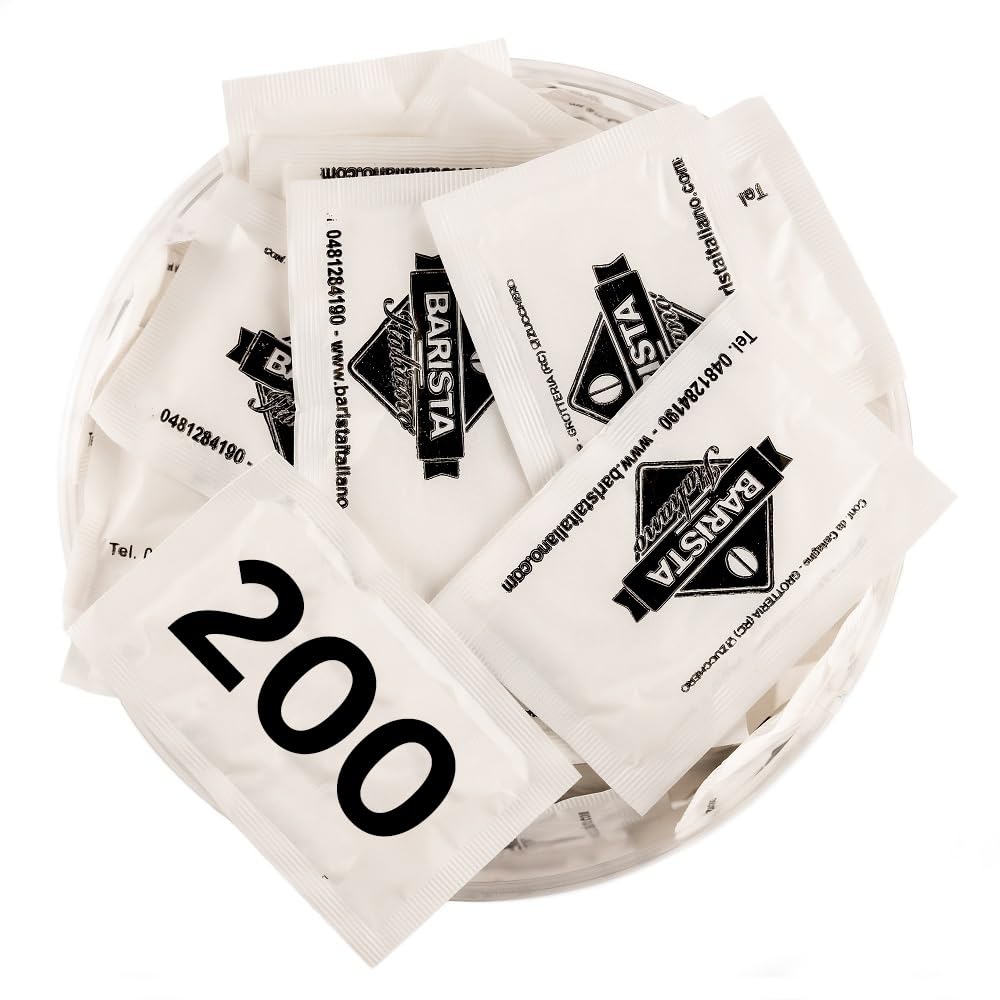 Barista Italiano - 200 Sugar Sachets (WHITE SUGAR) | Individually ...