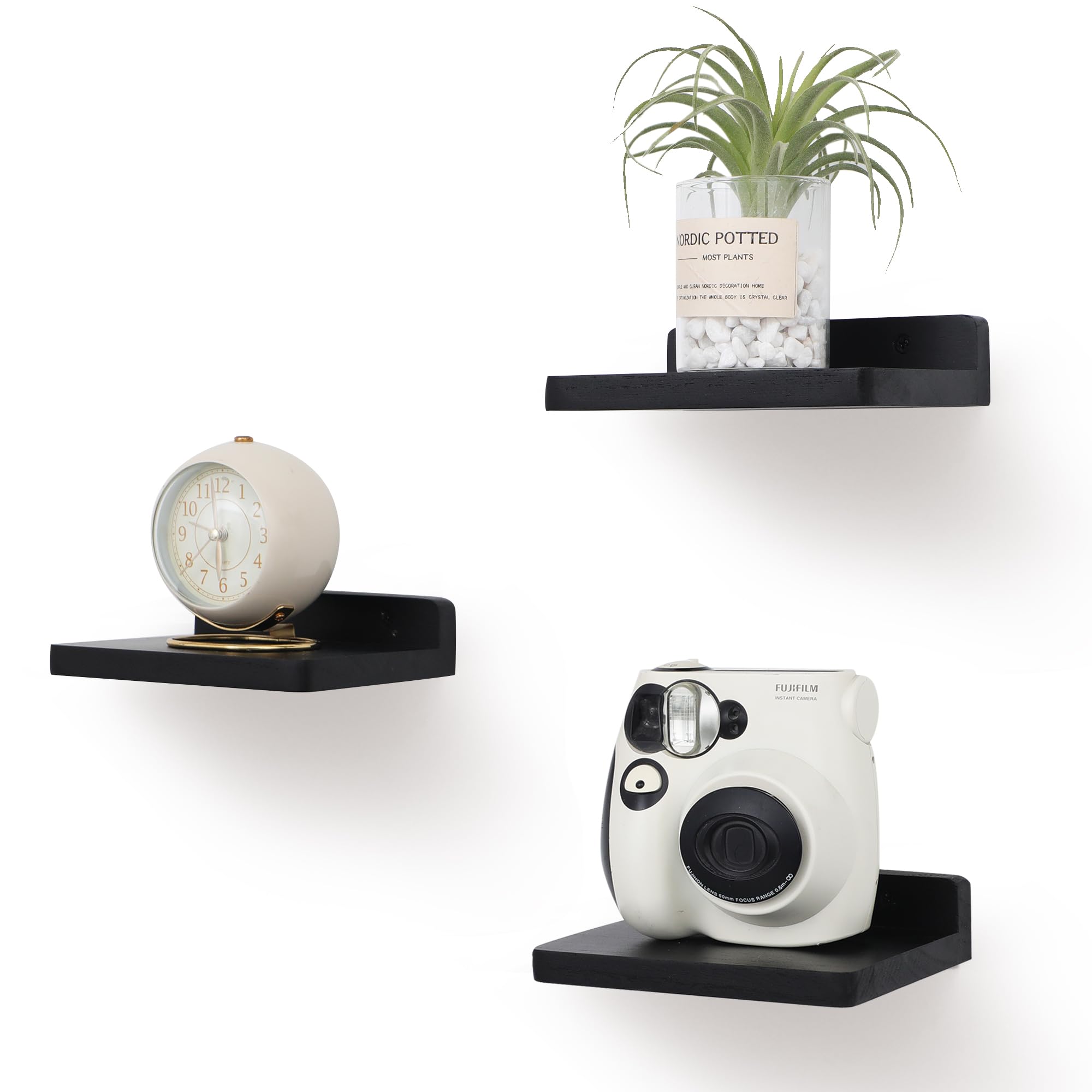 Amazon.com: NIUBEST Small Floating Shelf, 5x6 Inch Display Ledges for ...