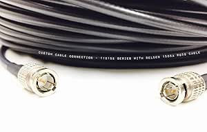 Amazon.com: Cable HD-SDI BNC a BNC RG59 Belden 1505A (75Ohm) 3GHZ con conectores Canare BCP-B4F ...