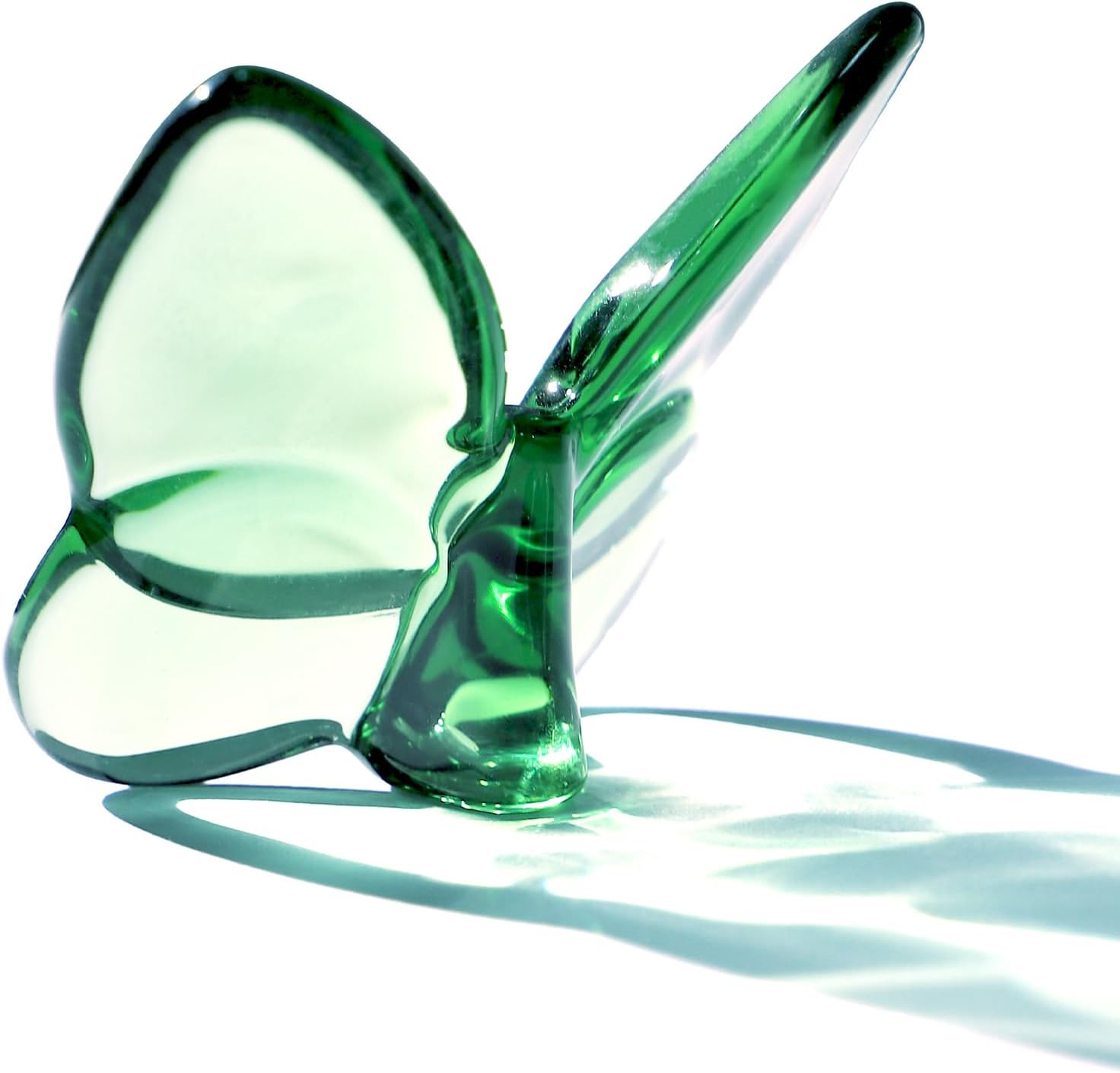 Amazon.com: Rotroyce Green Crystal Butterfly Figurine Ornament ...