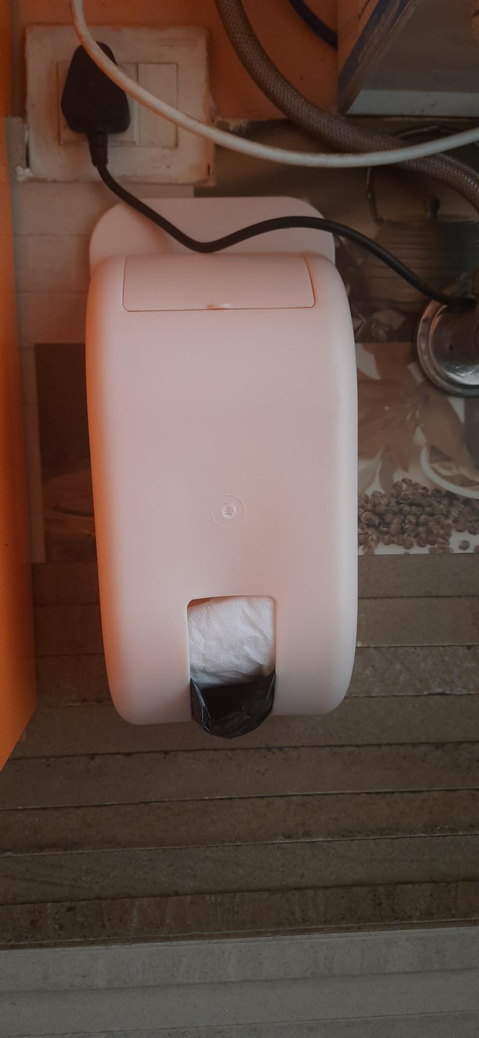 Divik Wall Mounted Polythene Bag Dispenser Box - Plastic Bag Storage ...