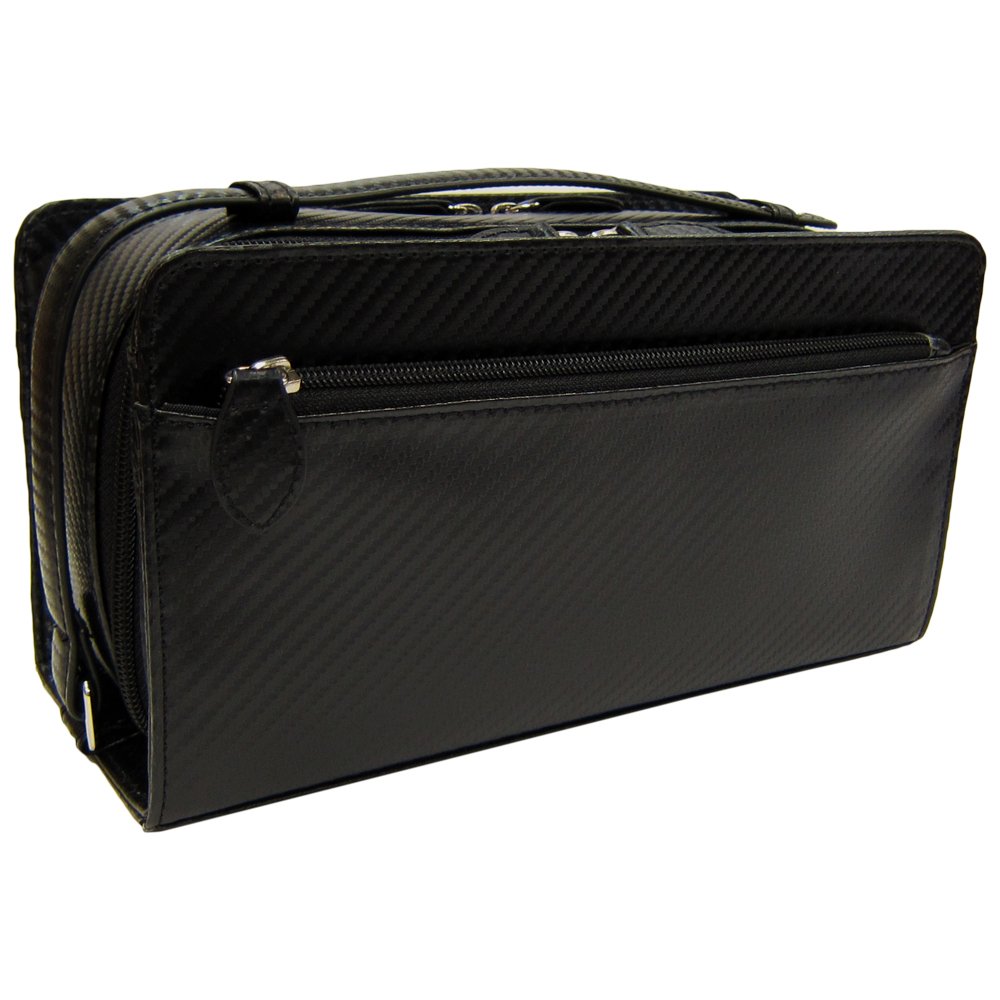 Amazon | [マトゥーリ] カーボン調 ダブルファスナー Wファスナー