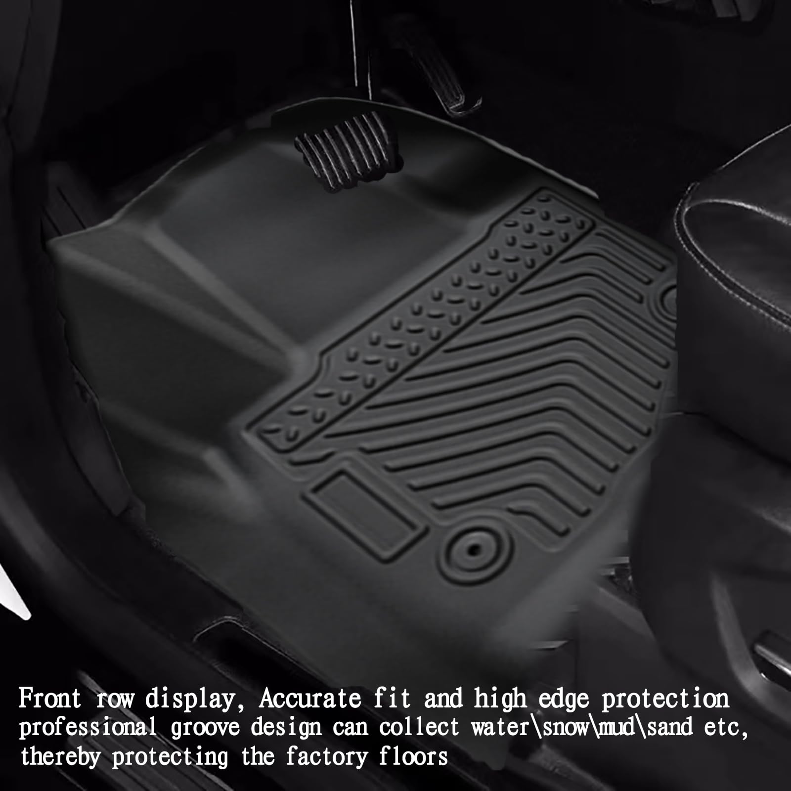 3 Row Floor Mats & Cargo Liner for 2018-2024 Ford Expedition Max ...