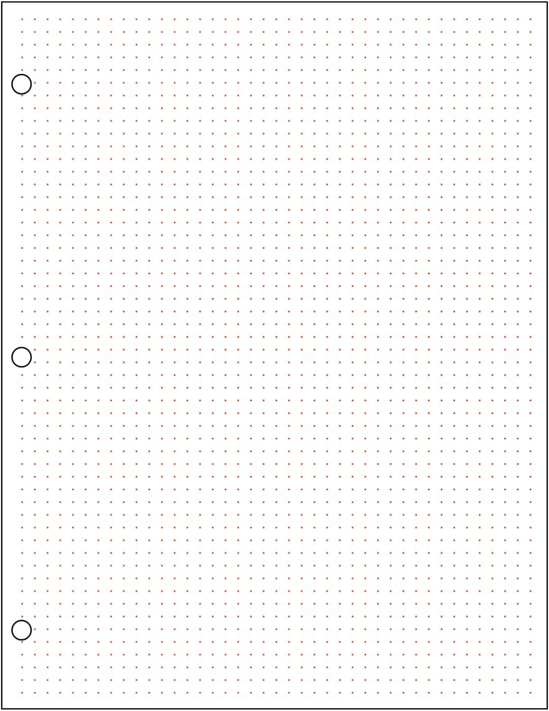 Amazon.com : Geyer Instructional Products - Metric Dot Graph Paper, Red ...