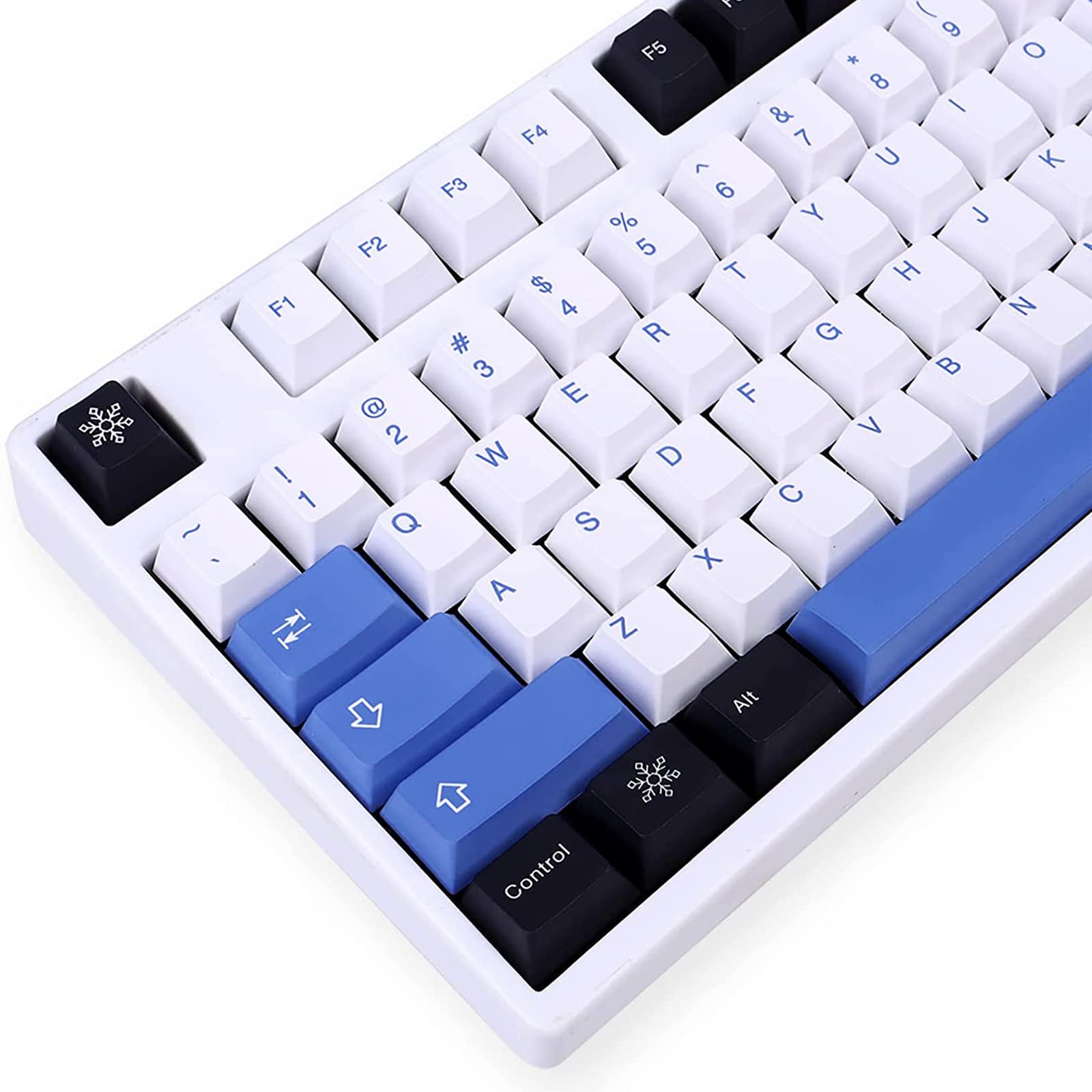 Buy 129 Keys PBT Cherry Profile DYE-SUB English Keycaps with Key Puller ...