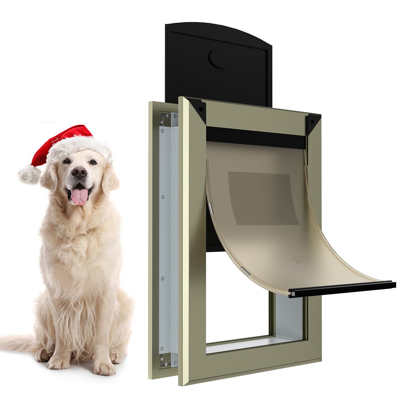 Classicmacher Weatherproof Large Dog Doors for Large Dogs Tunnel ...