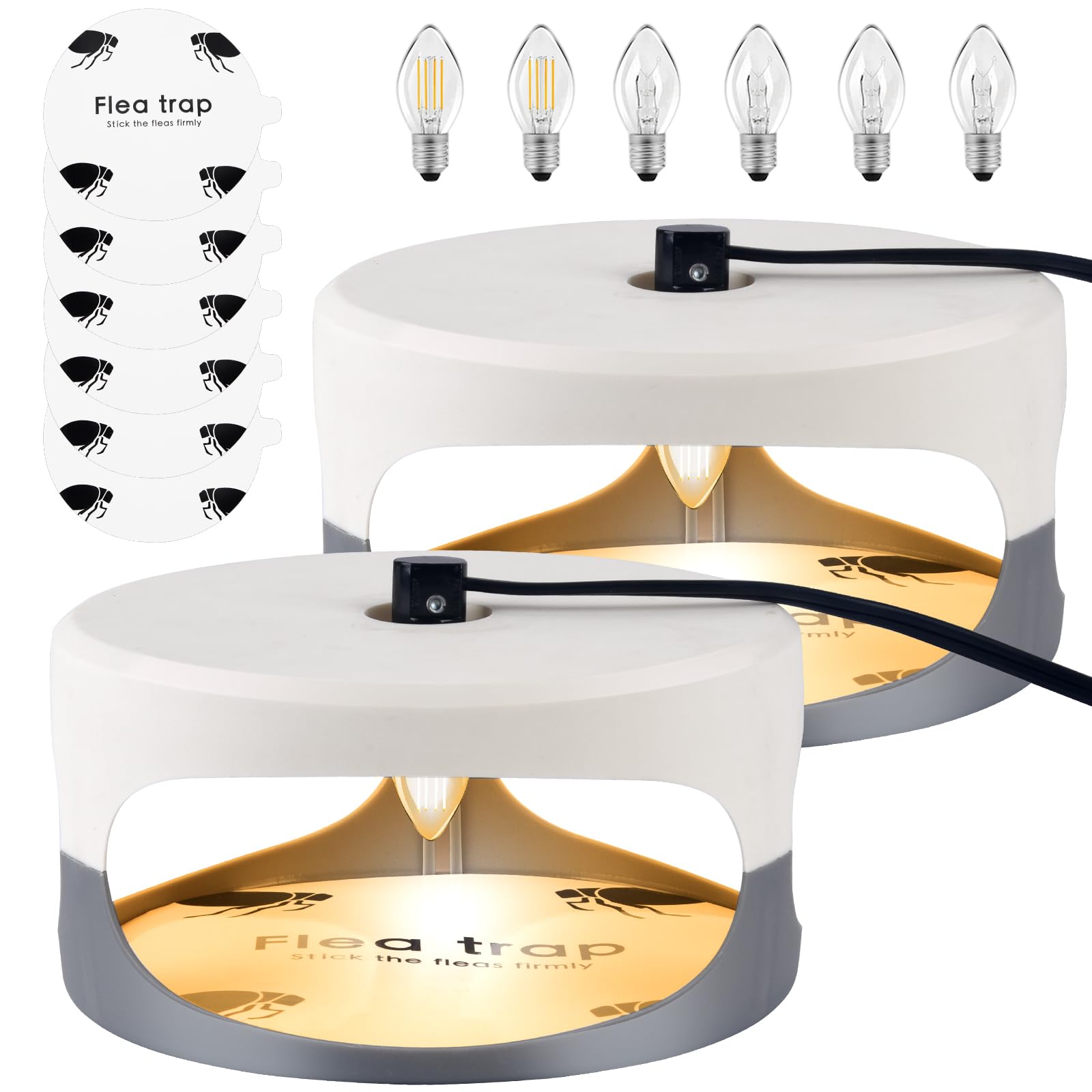 Amazon.com : Flea Trap 2 Packs – Flea Traps for Inside Your Home ...