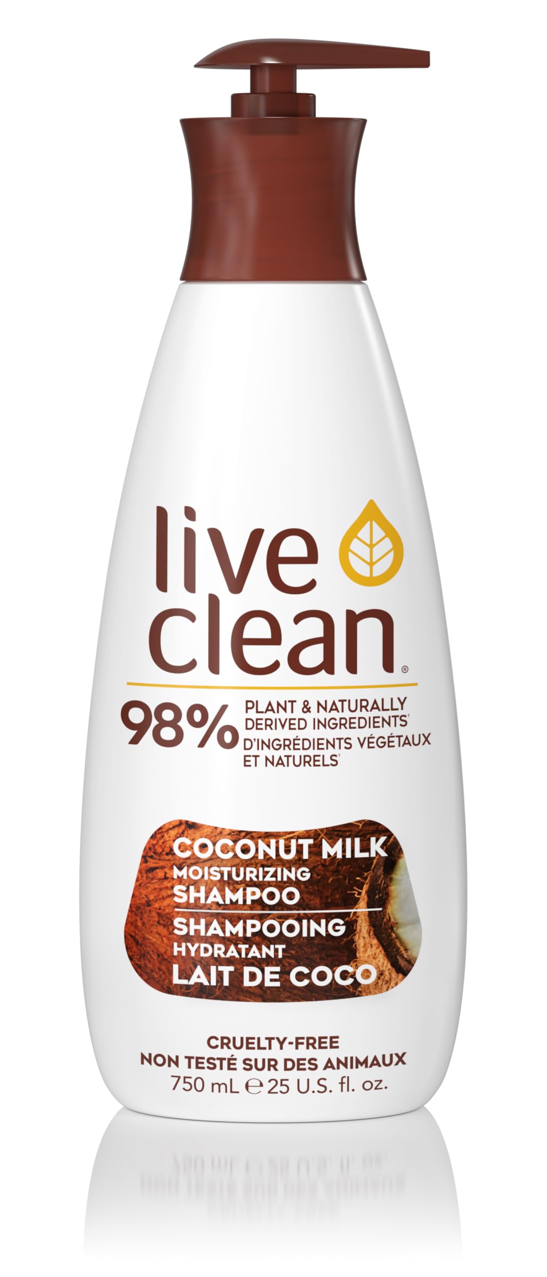 Live Clean Shampoo, Moisturizing Coconut Milk, 750 mL : Amazon.ca ...