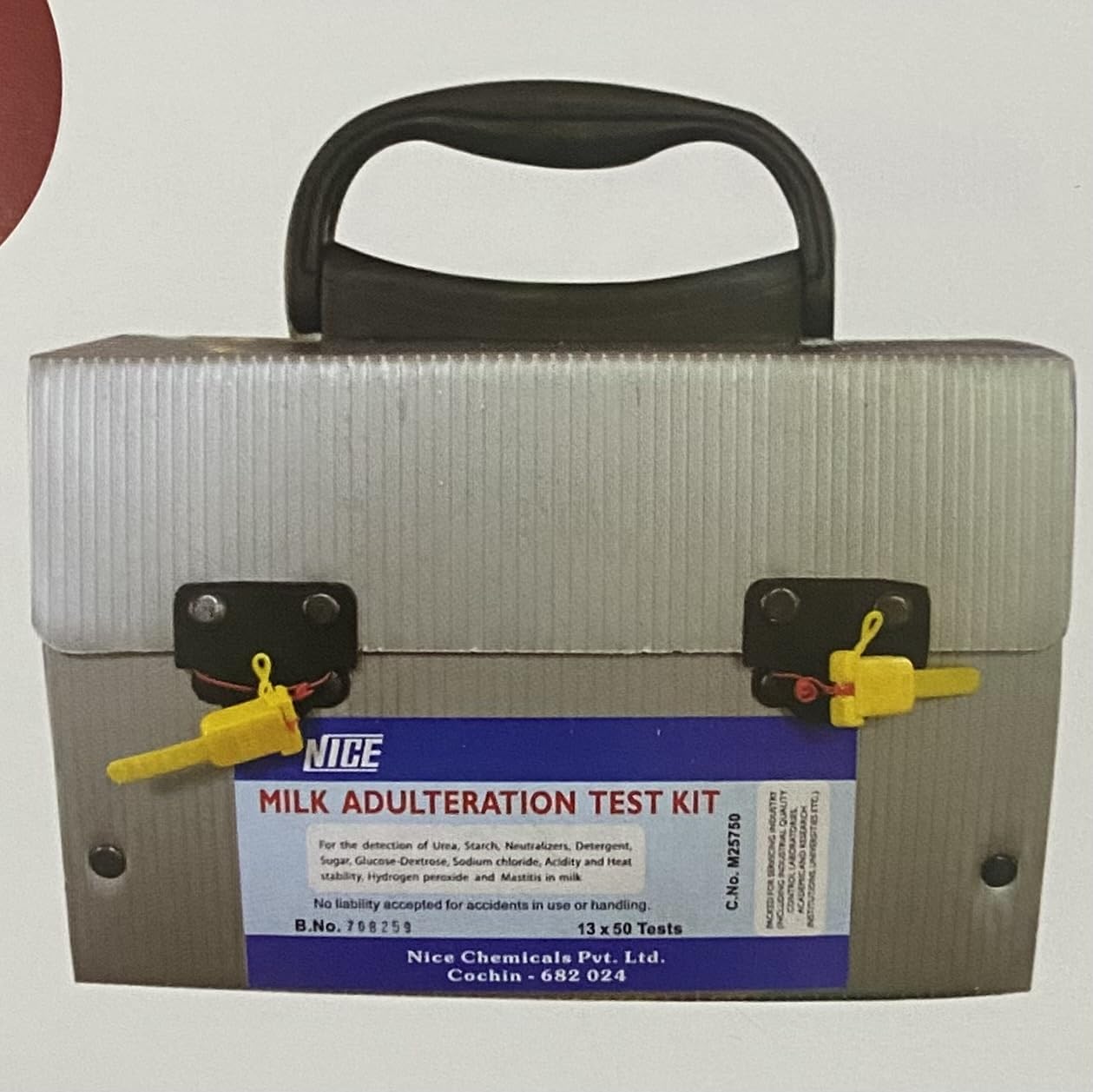 Milk Adulteration Test Kit For Urea, Starch, Neutralizers,Detergent ...