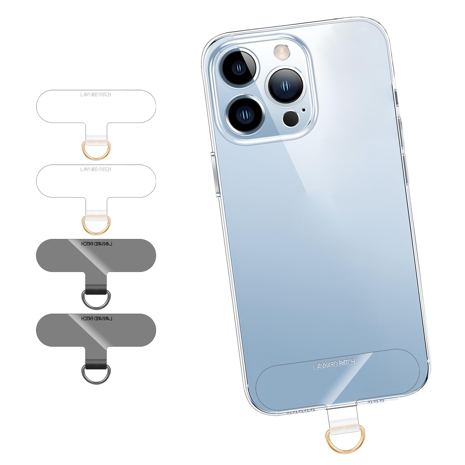 Amazon.com: X-Lounge Cell Phone Lanyard Pads, Thinner Durable TPU Phone ...