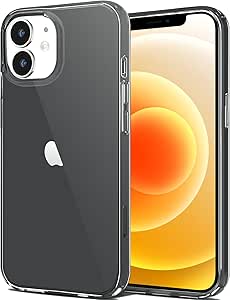 Amazon.com: JJGoo Compatible with iPhone 12 mini Case, Soft Transparent Shockproof Protective ...