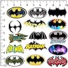Amazon.com: Batman - Logo 50CT Sticker Pack Large Deluxe Stickers ...