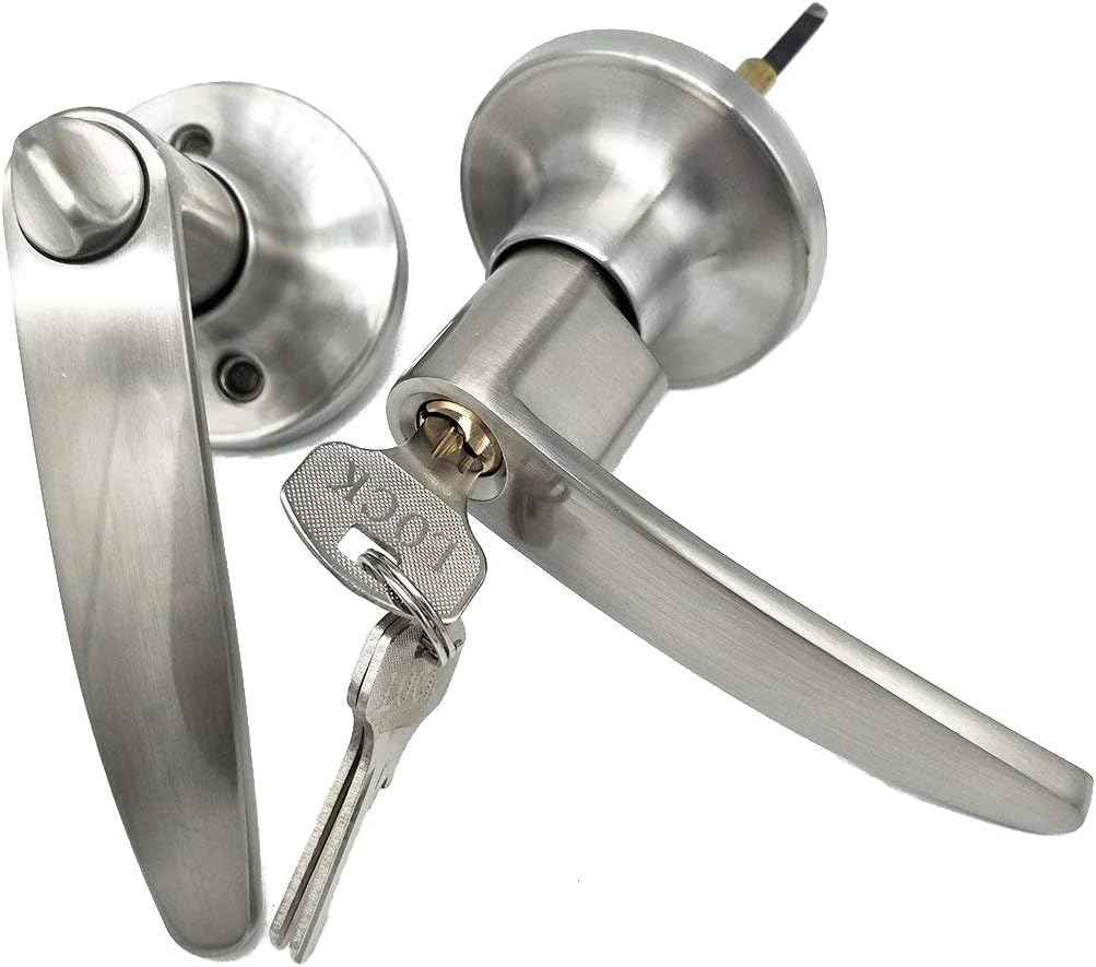 Drenky Stainless Steel Pair Lever Entrance Locker Security Exterior ...