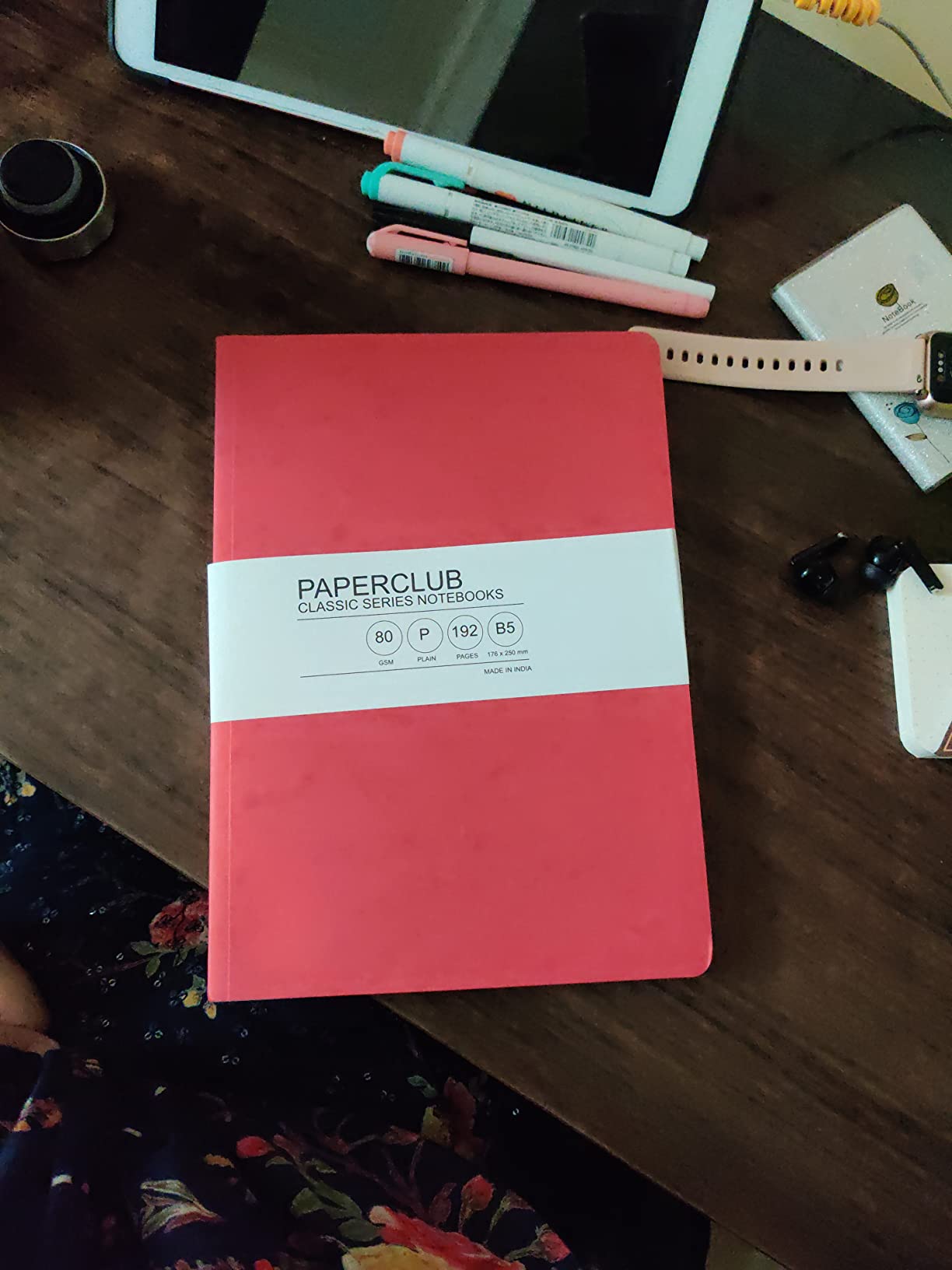 PaperClub EPB-Plain 85-GSM NoteBook (A4,192 pages) Classic Notebooks ...