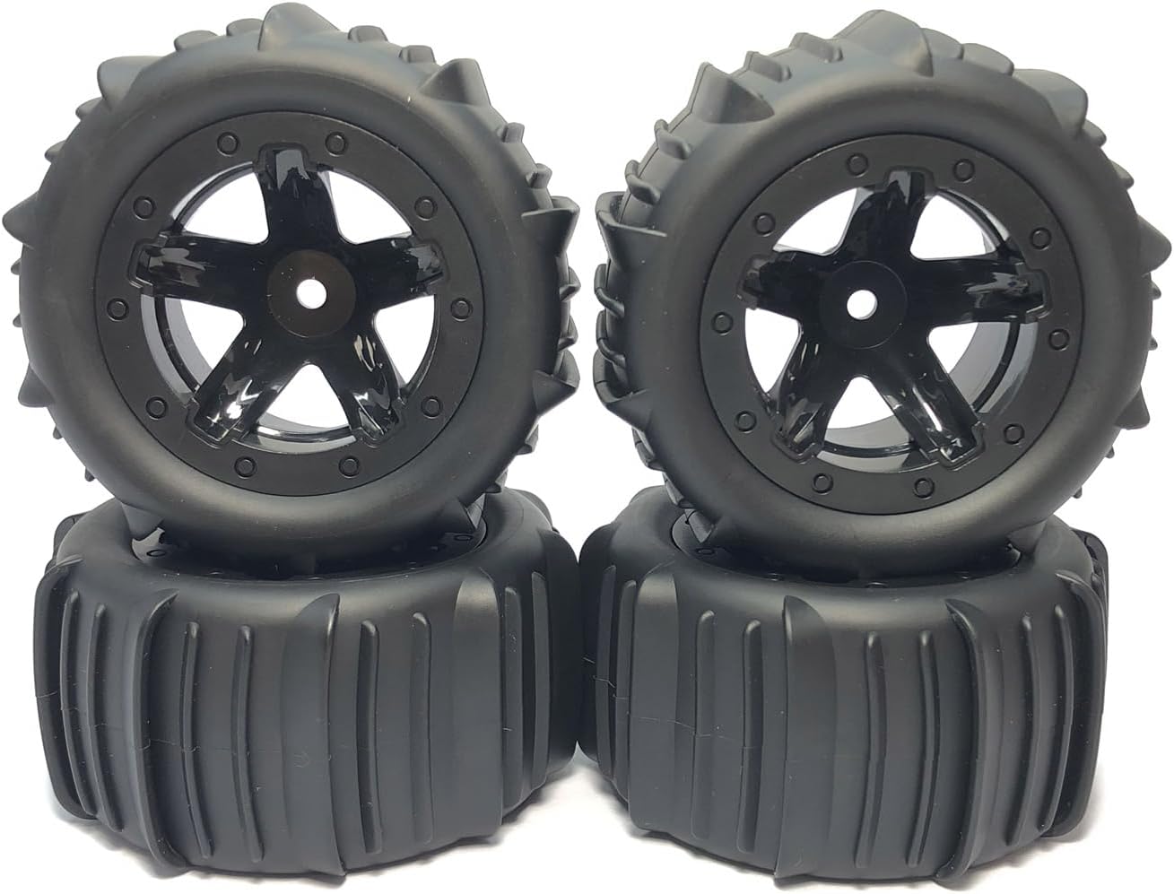 Newer Stone Keeper 4PCS RC 1:16 1:14 Snow Sand Paddles Buggy Tires 12mm Hex Wheels for H16 16889 ...