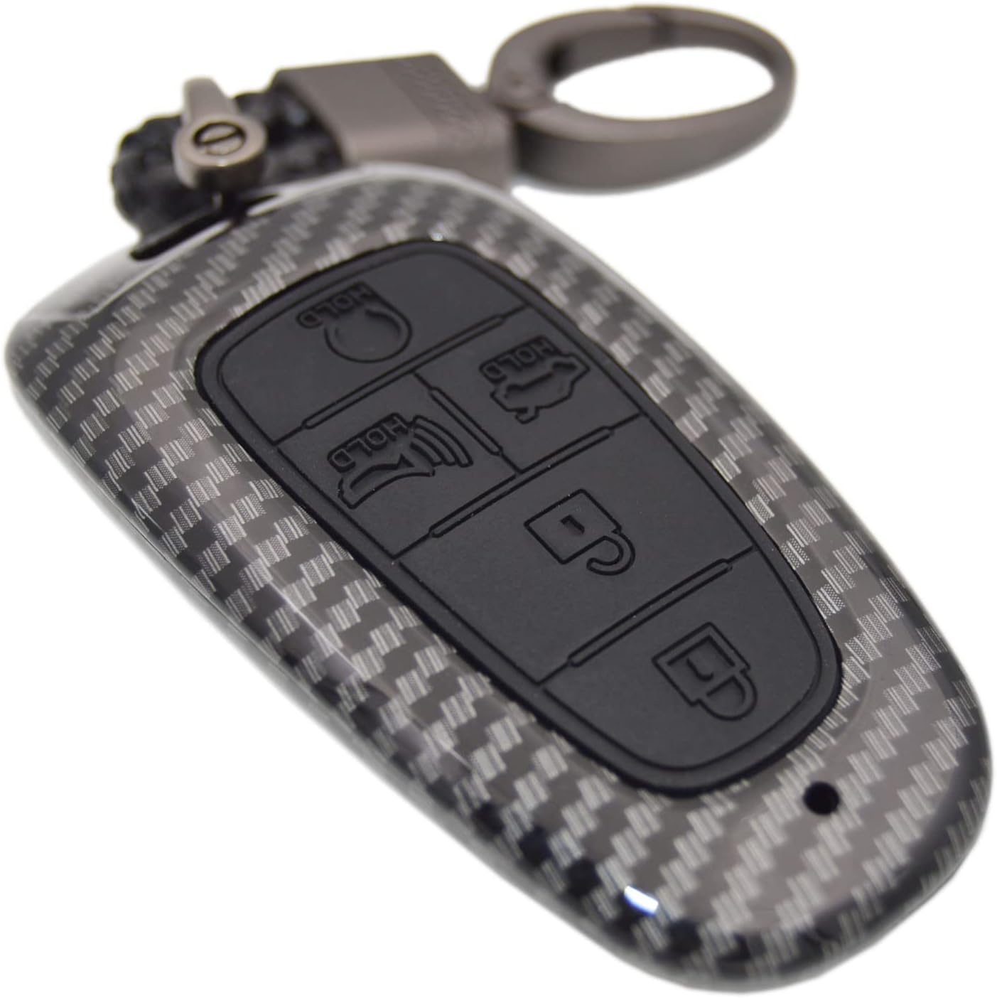 Amazon.com: 2-Layers Hybrid Carbon Key Fob Cover Case Protector for ...