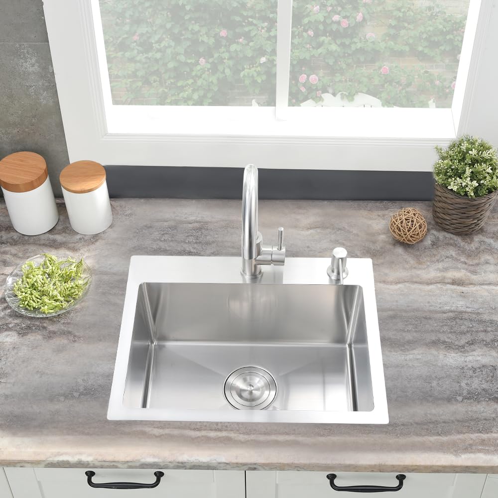 (Similarly)20 Drop in Kitchen Sink, 20" x 16" Kitchen Sink Drop in 16 ...