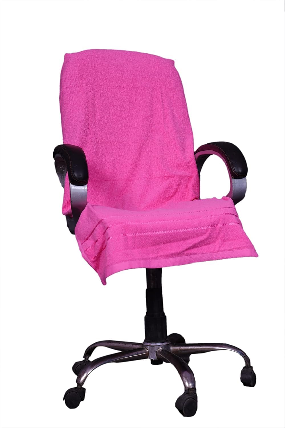 Shree Shyam Cotton Car/Office Chair Seat Cover Towel, 100 cm, Pink ...