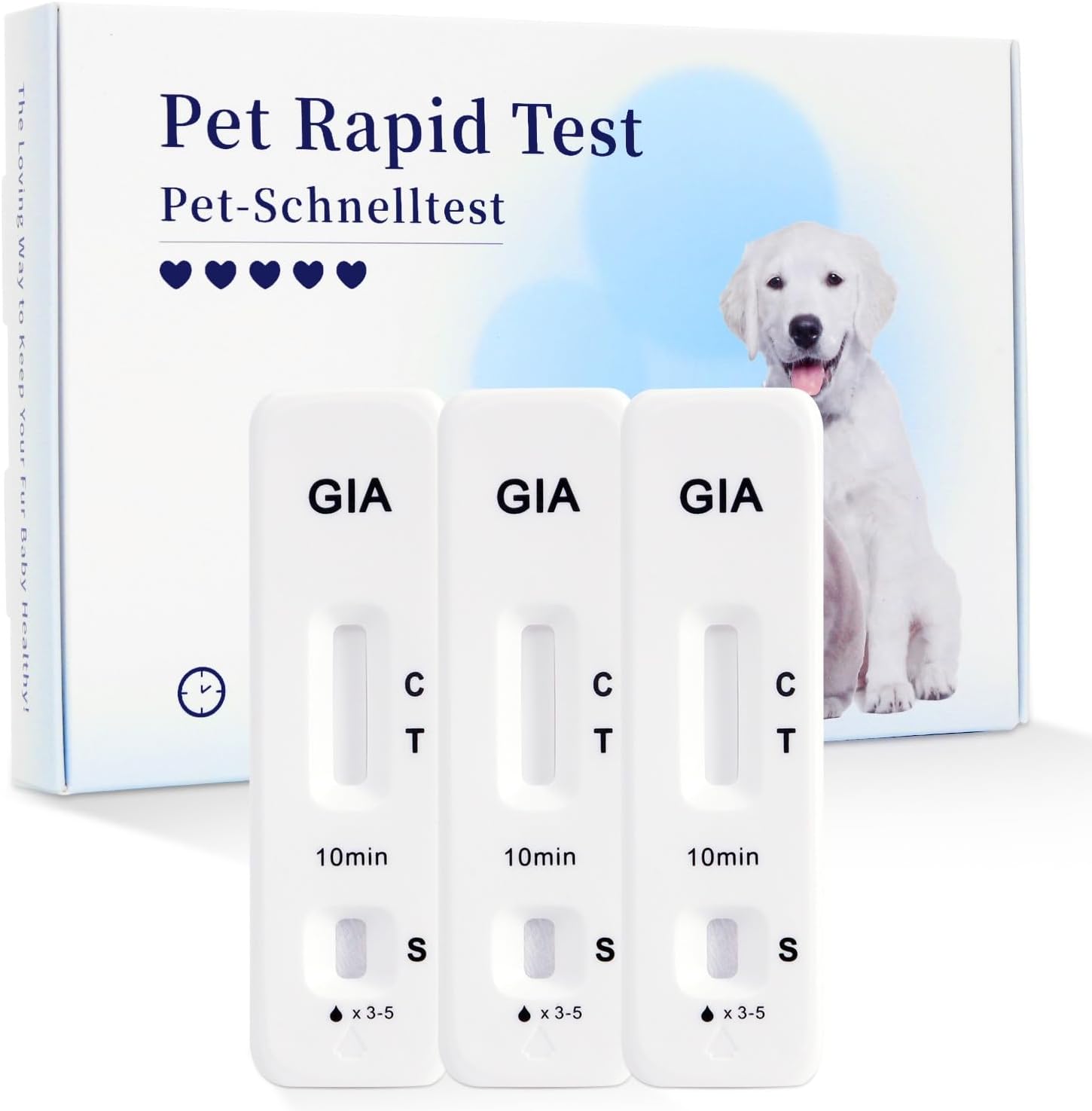 The Home Pet Lab 2 x Giardien Schnelltest Hund & Katze - Giardien-Test ...