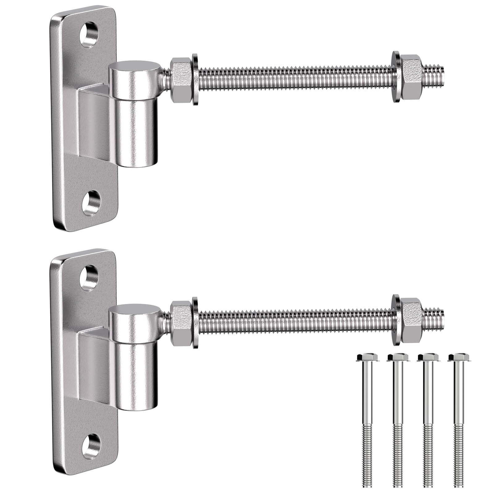 Snapklik.com : Gate Hinges, 304 Stainless Steel Heavy Duty Gate Hinges ...