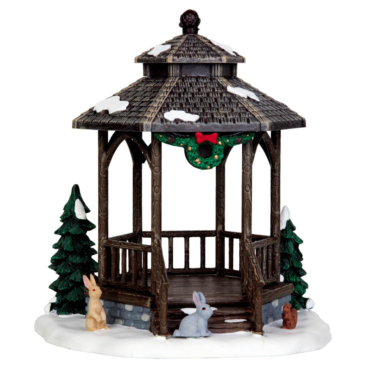 Amazon.com: Lemax Winter Gazebo #43084 : Patio, Lawn & Garden