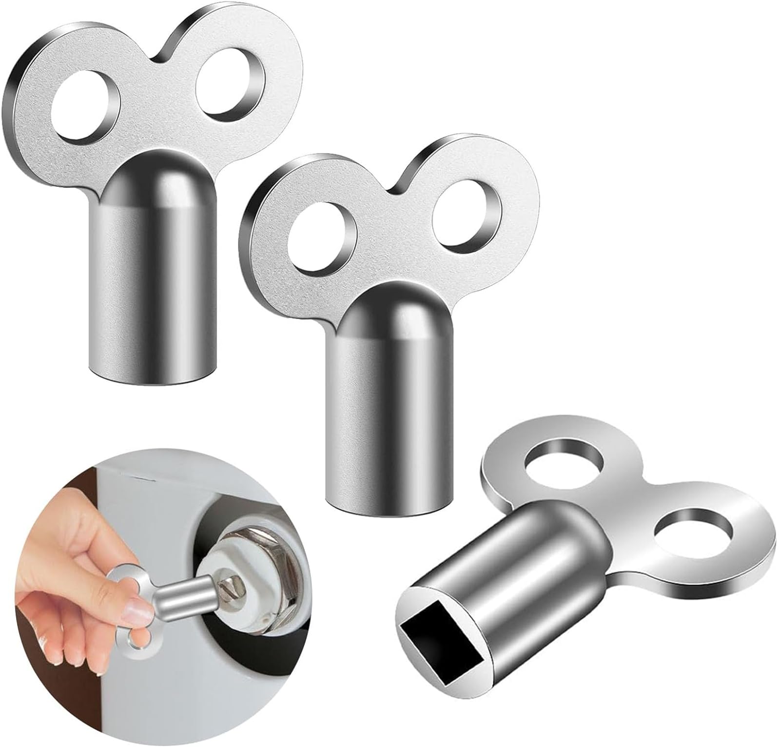 3 pcs Radiator Bleed Key,Radiator Valve Key for Bleeding and Venting ...