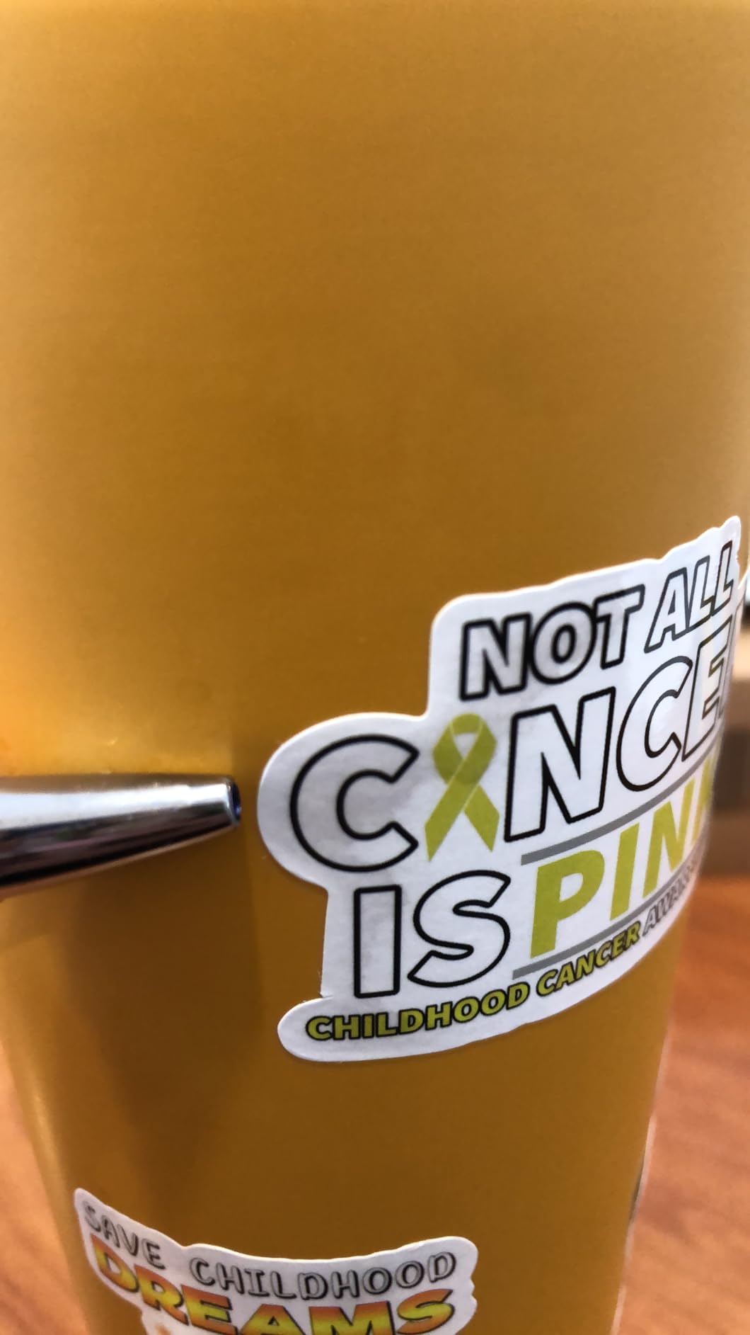 Amazon.com: 62Pcs Childhood Cancer Awareness Stickers Pack, Gold Ribbon ...
