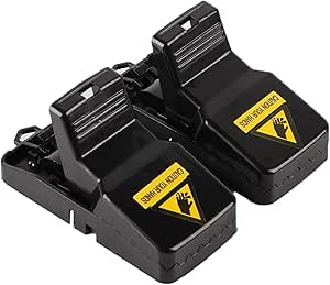 Amazon.com: 2 PCS Reusable P-lastic S-mart Mouse Trap Quick Kill Mice ...