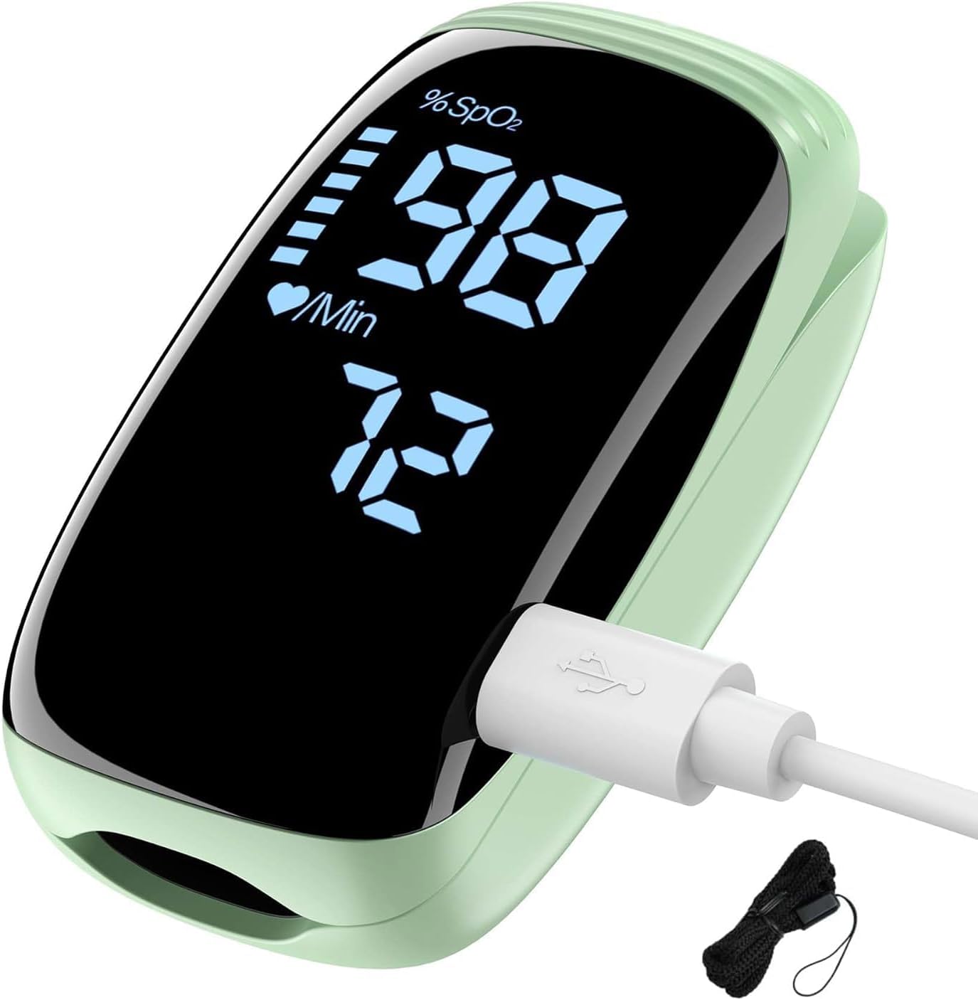 Amazon.com: Deluxe SM-110 Finger Pulse Oximeter with Carry Case and ...