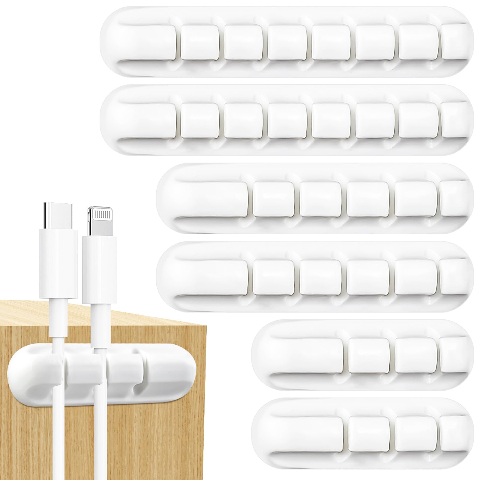 Amazon.com: Anyongora Cord Holders, 6-Pack Cable Holder Organizer with ...