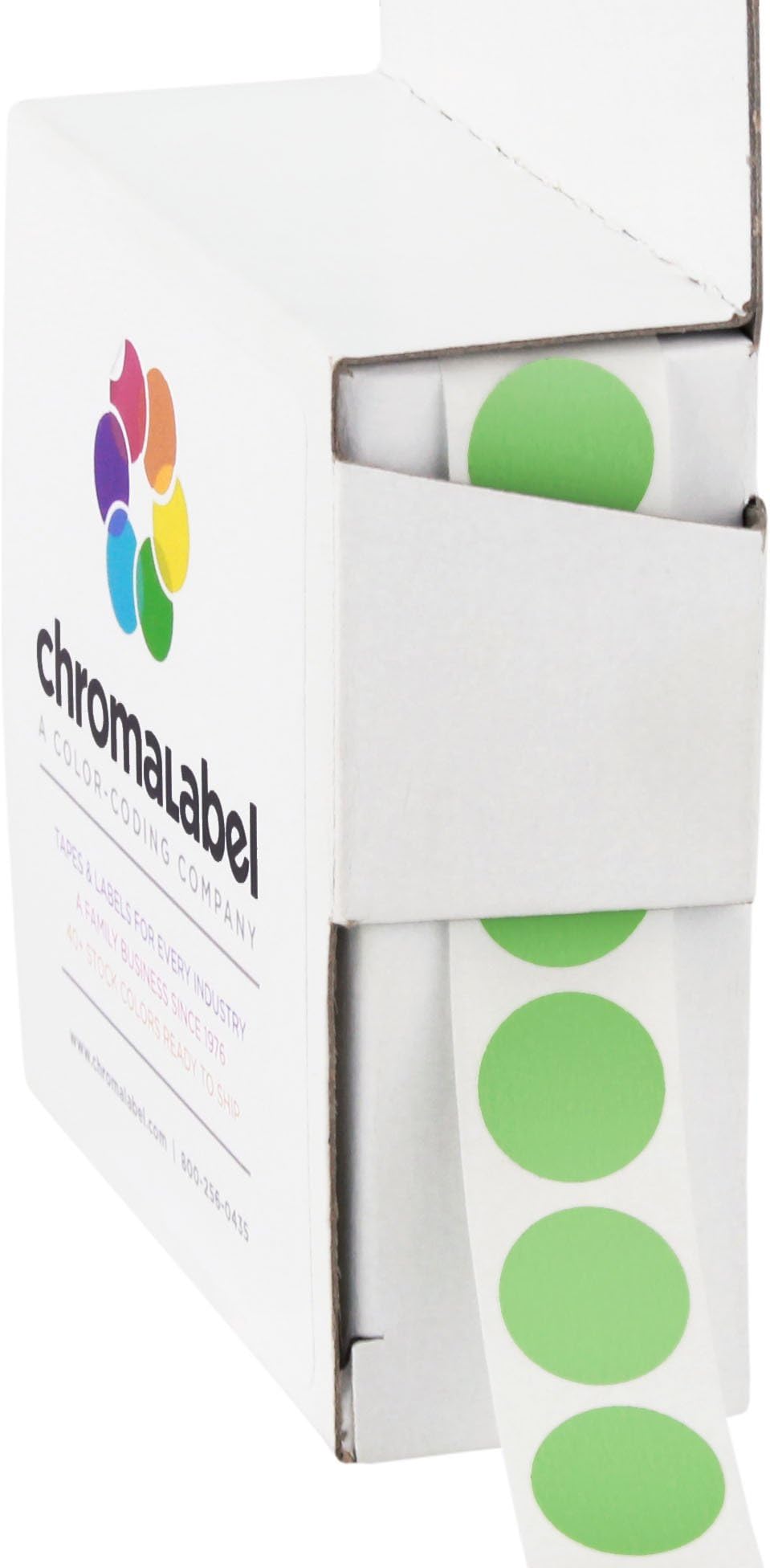 Amazon.com : ChromaLabel 0.25 Inch Round Label Permanent Color Code Dot ...