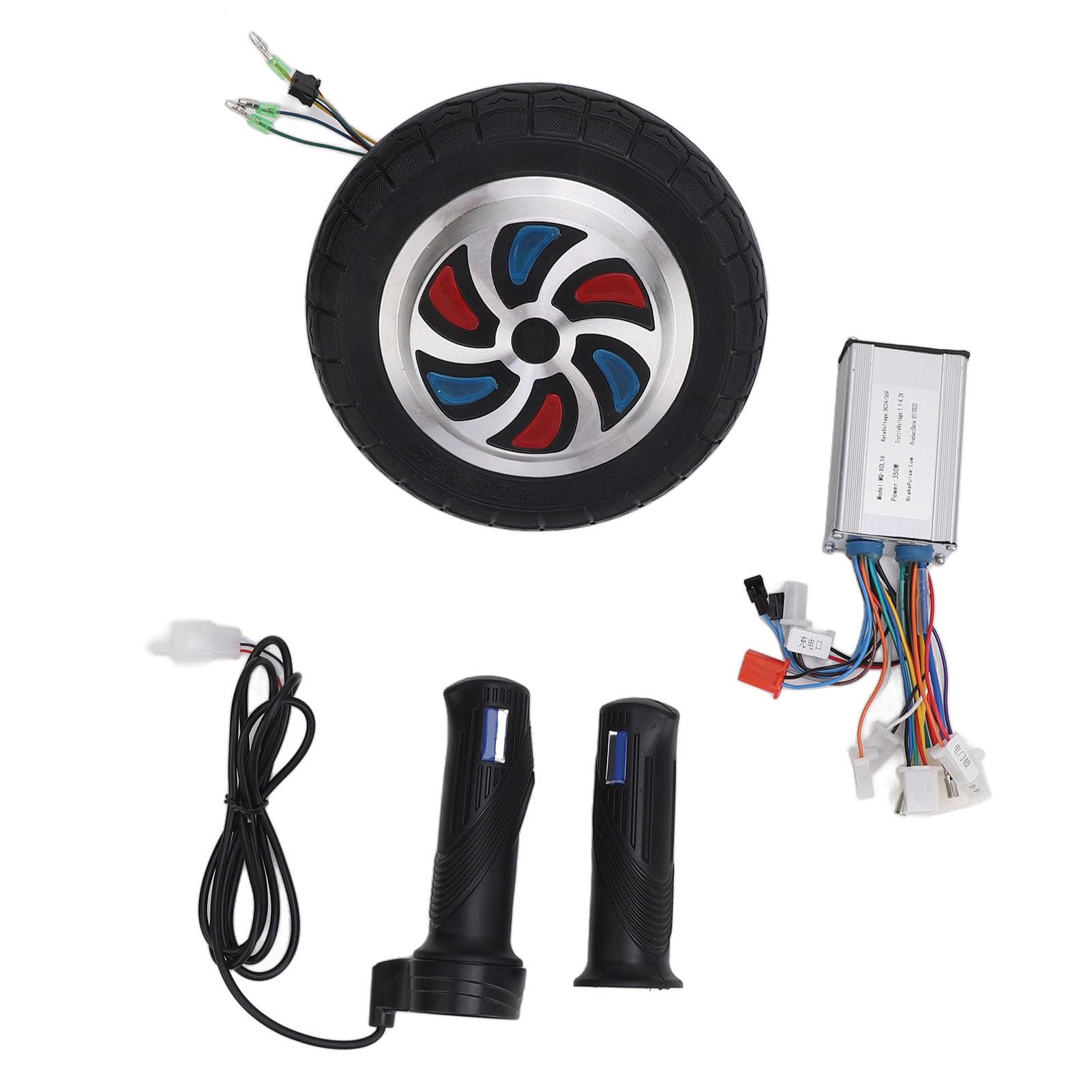 8 Inch Electric Scooter Hub Motor Kit, 36V 350W Scooter Conversion Kit ...
