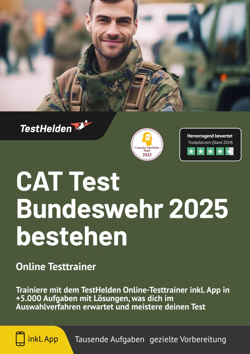 CAT Test Bundeswehr 2025 bestehen: Online Testtrainer Trainiere mit dem ...