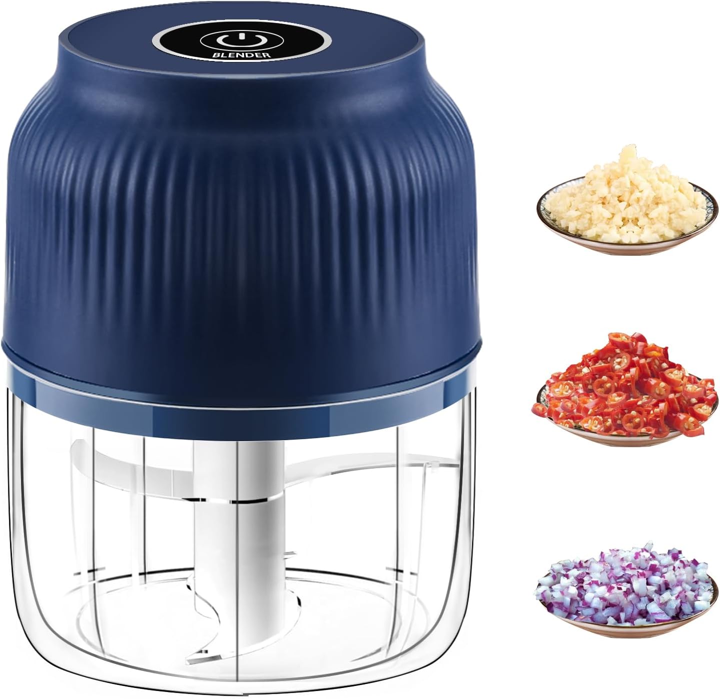 Amazon.com: PINK - Mini Electric Food Processor and Garlic Chopper ...