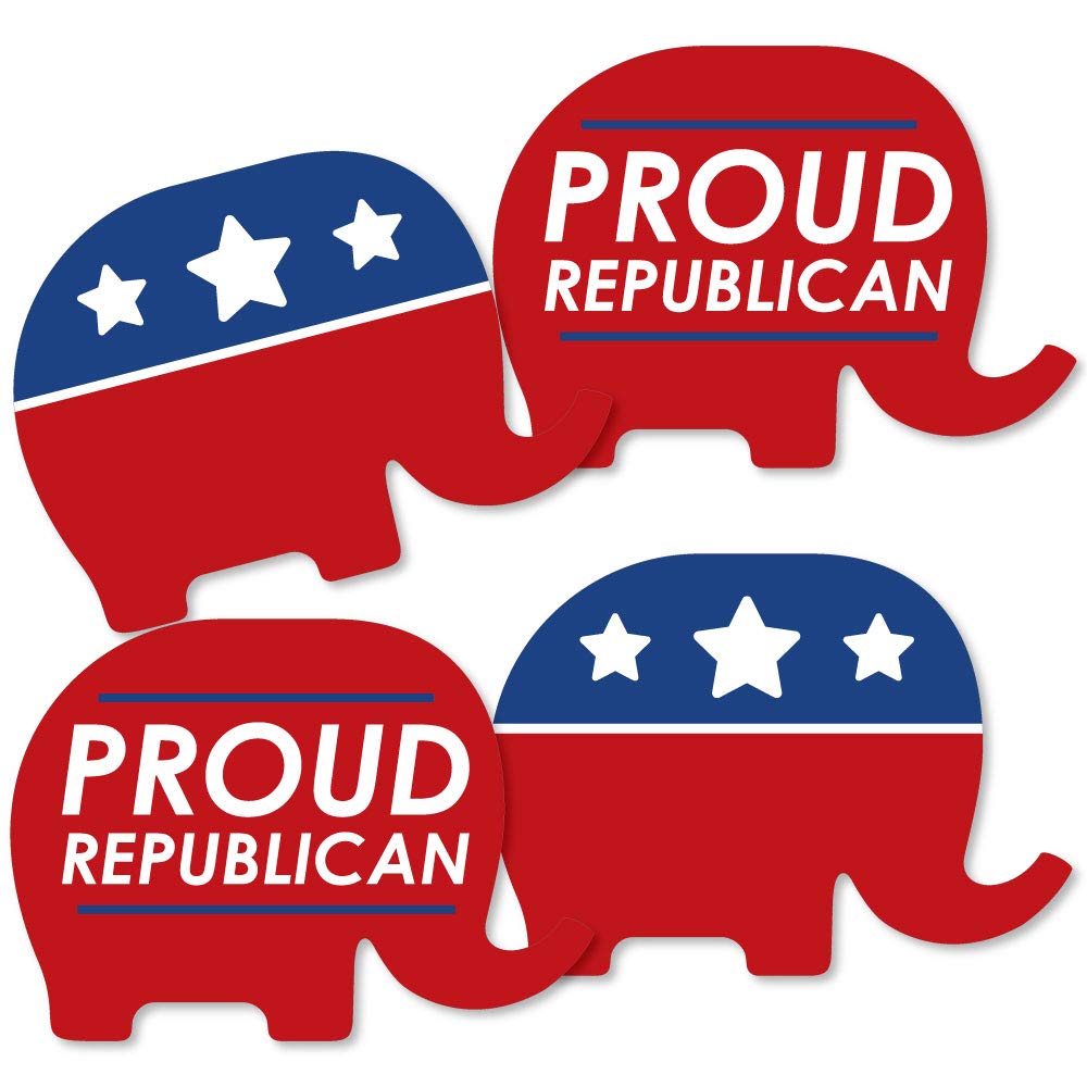 Amazon.com: Big Dot of Happiness Republican Election - Elephant ...