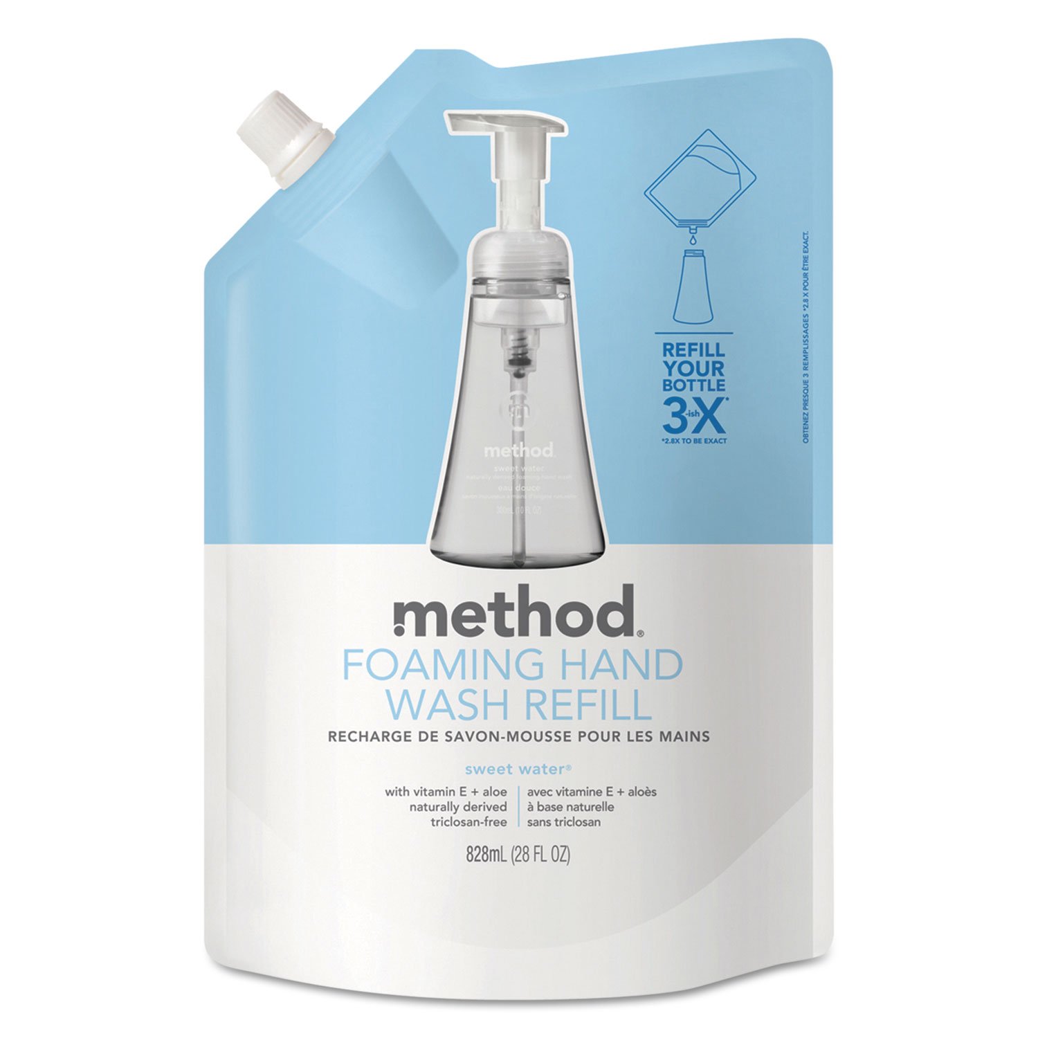 Snapklik.com : Method Foaming Hand Wash Refill Pouch