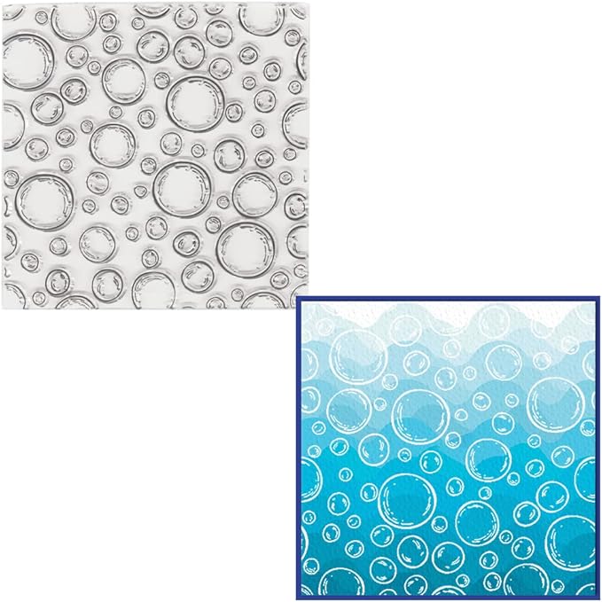 Amazon.com: Estivaux Summer Sea Bubbles Background Clear Stamps for ...