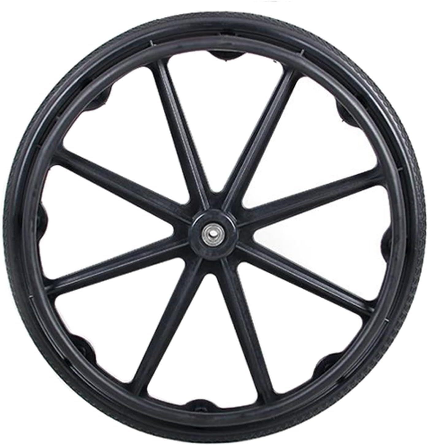 Amazon.com: 24 Inch Wheelchair Rear Wheel, Solid Tire Wheelchair ...