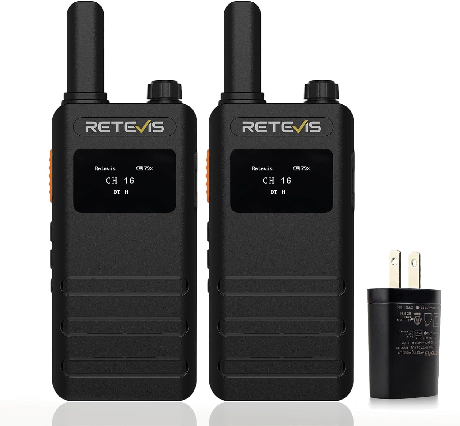 Retevis B3S Walkie Talkies for Adults, Portable Walkie Talkie with LCD ...