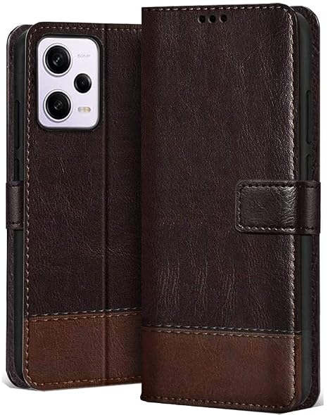 SHINESTAR Ultimate Dual Shade Leather Finish Flip Back Cover for Redmi ...