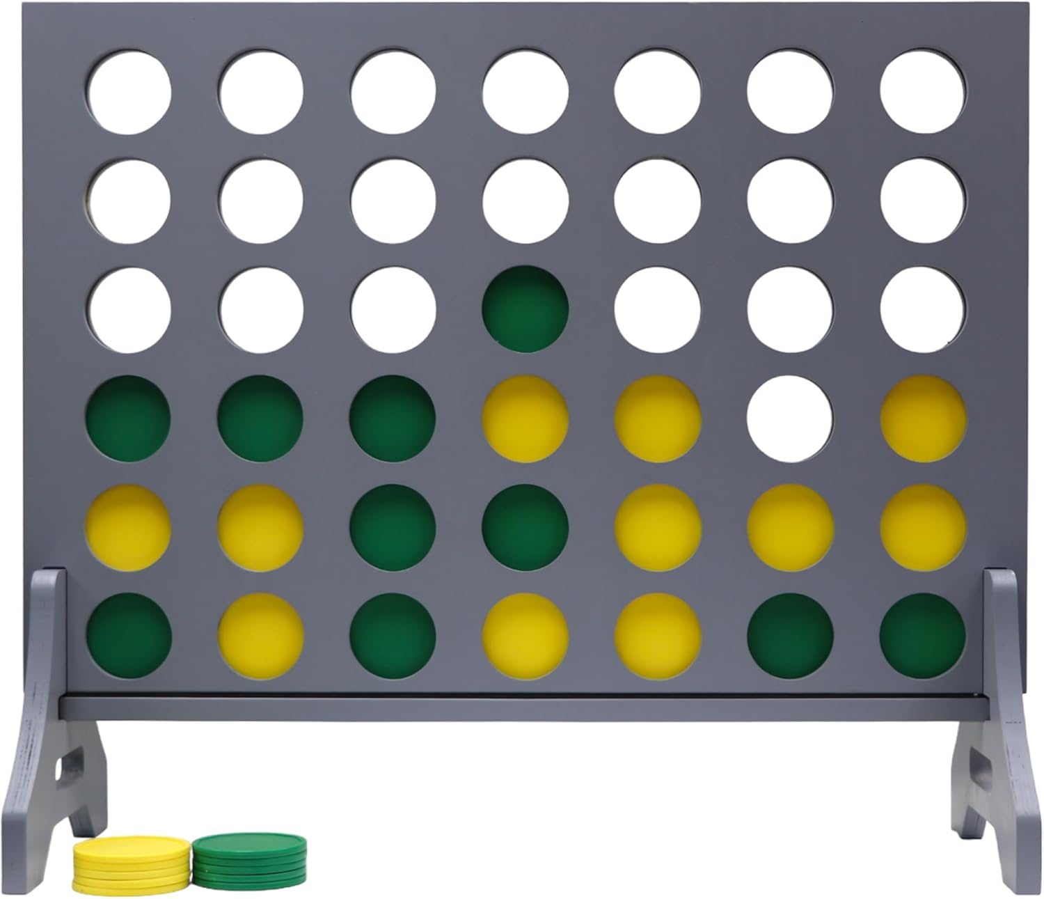 Amazon.com: Tailgating Pros Premium Grey Giant Four in a Row with ...