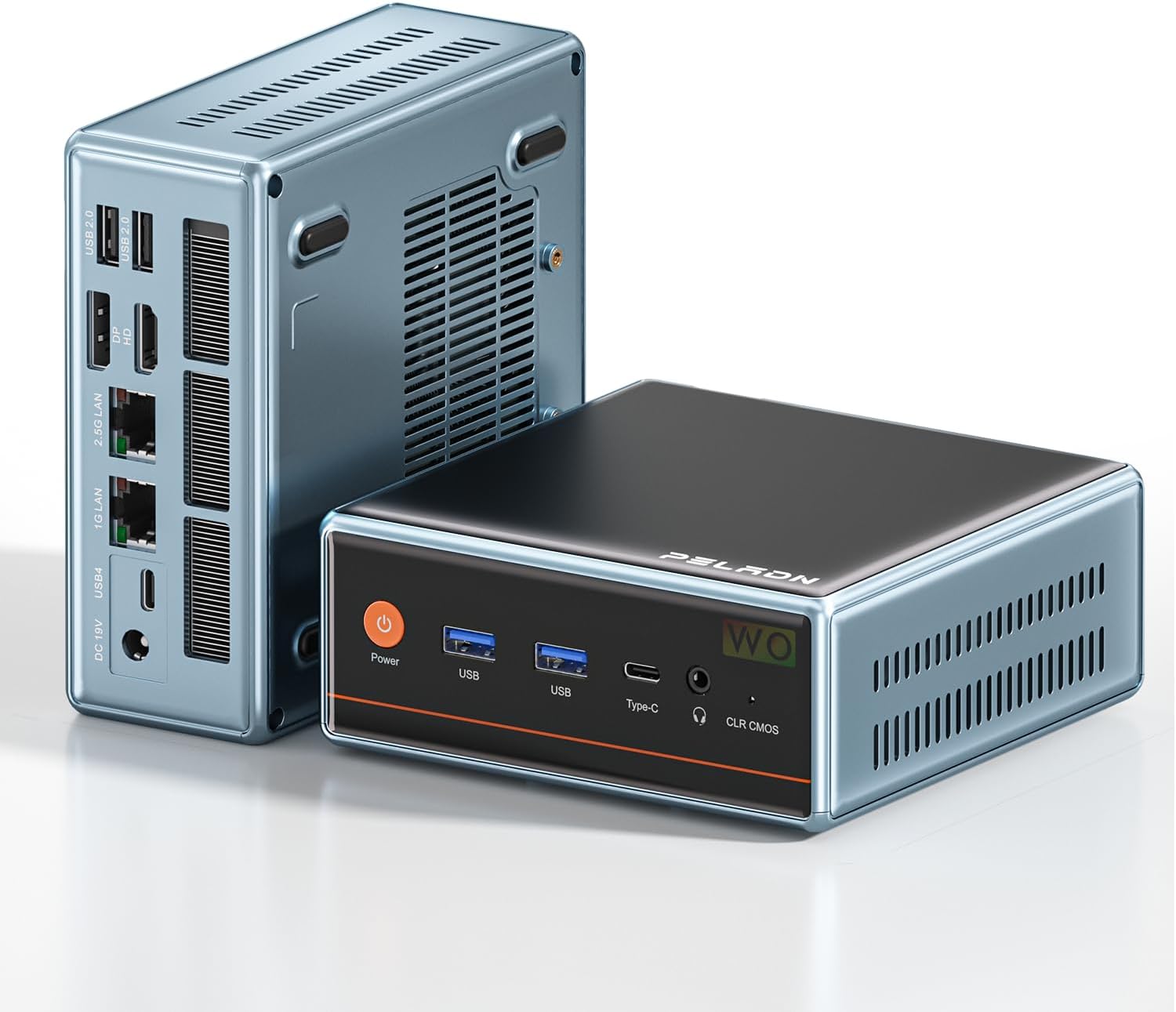 Amazon.com: PELADN WO4 Mini PC,AMD Ryzen 5 6600H(8 Cores, 16 Threads ...