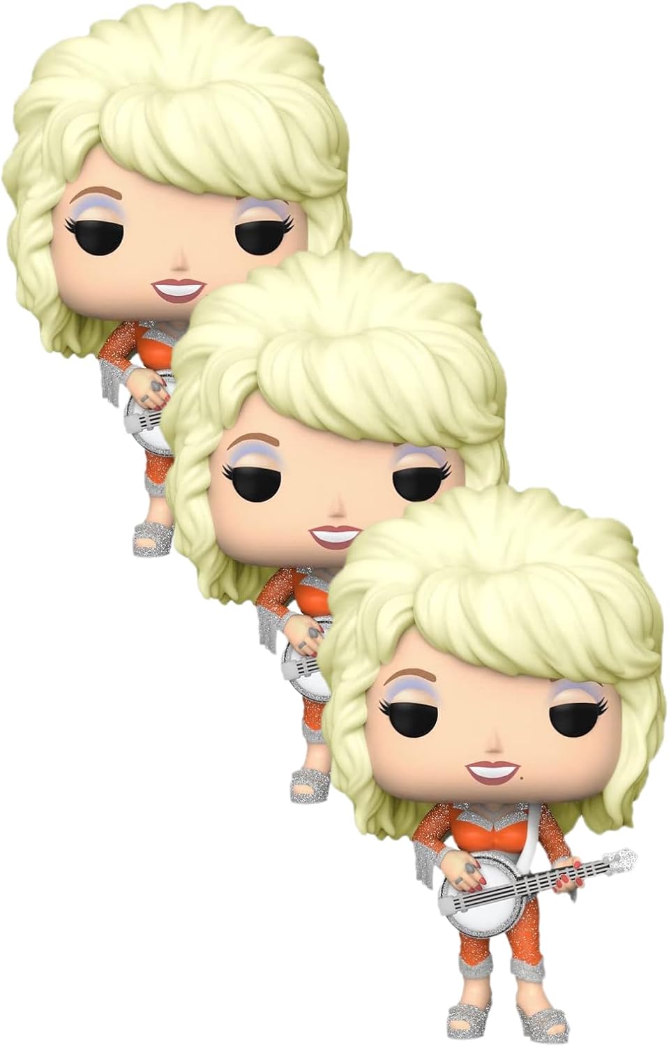 Amazon.com: Funko Pop! Rocks: Dolly Parton (Pack of 3) : Toys & Games