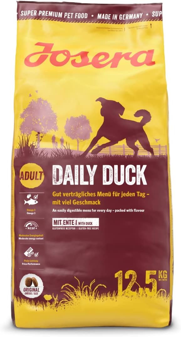 Josera DailyDuck (1 x 12.5 kg) Gluten-Free Dog Food with Duck Super ...