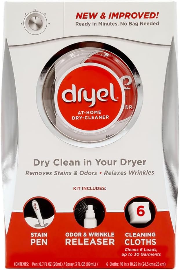 Amazon.com: Dryel At-Home Dry Cleaning Starter Kit With Bag, Breeze ...