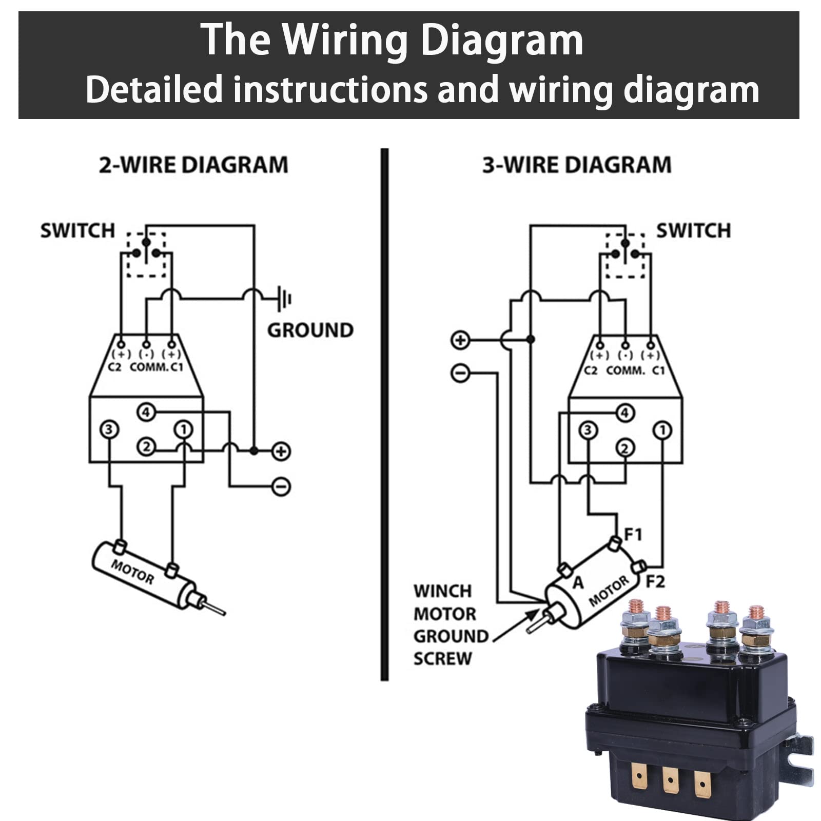 Snapklik.com : Winch Solenoid Relay 12v 500a Winch Relay Solenoid ...